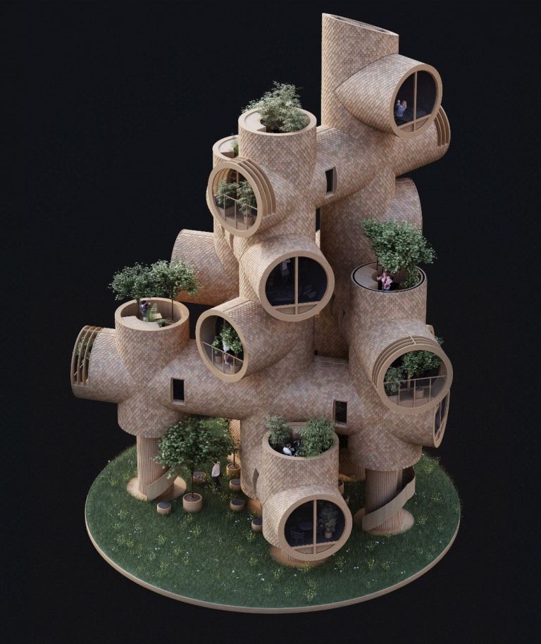 Baumhaus Bert von Studio Precht