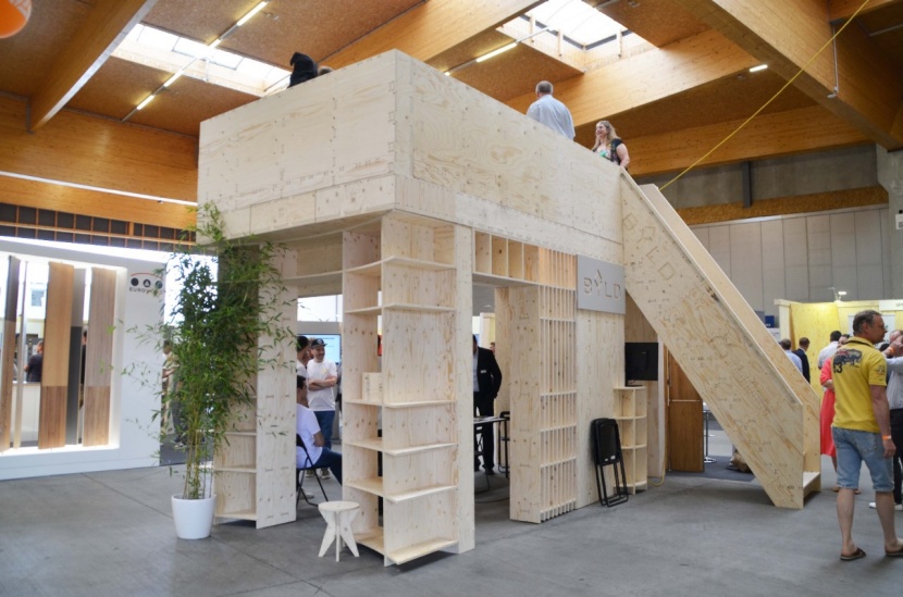 Mobile Raumstrukturen aus Sperrholz