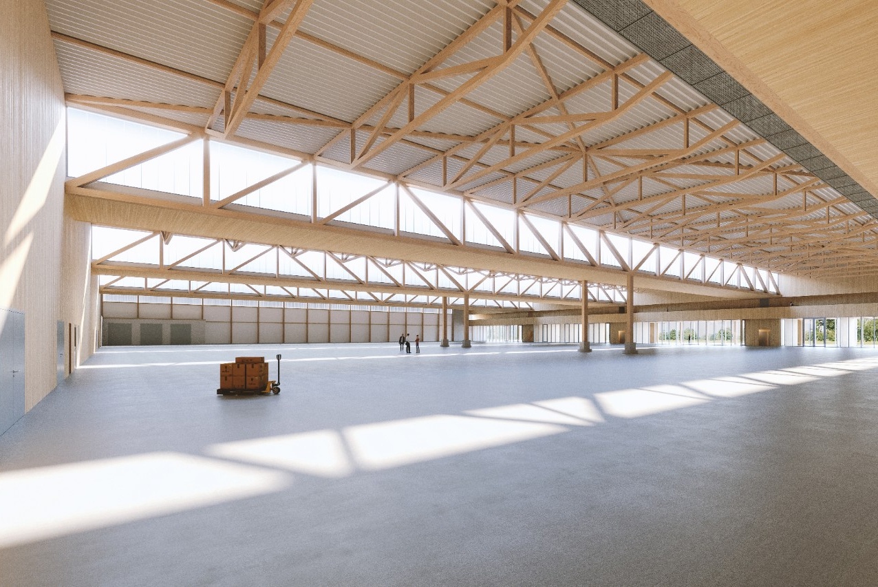 SWG Produktionshalle Tragwerk